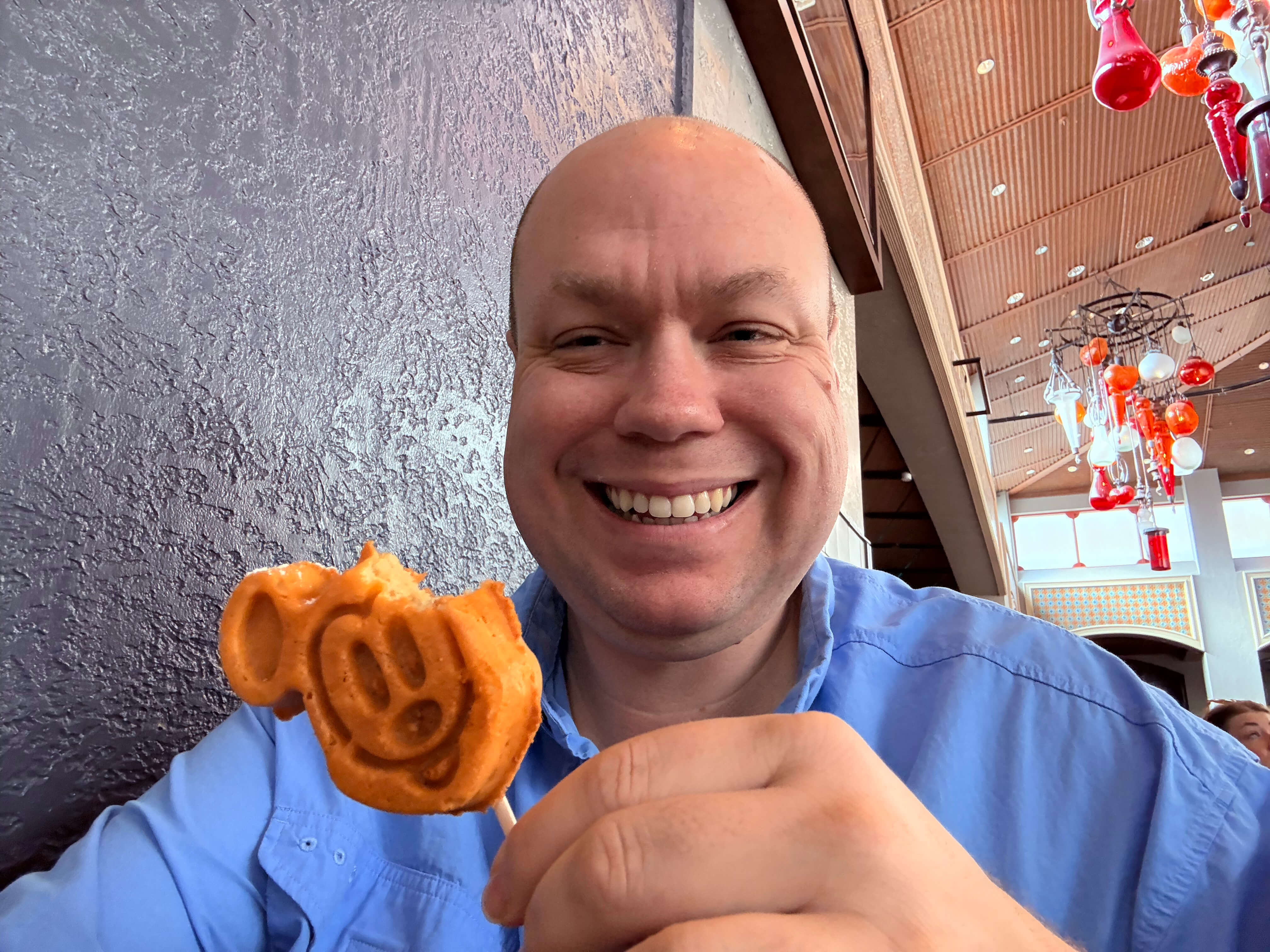 William Backy - Chicken Filled Mickey Waffles at Rix Sports Bar at ...